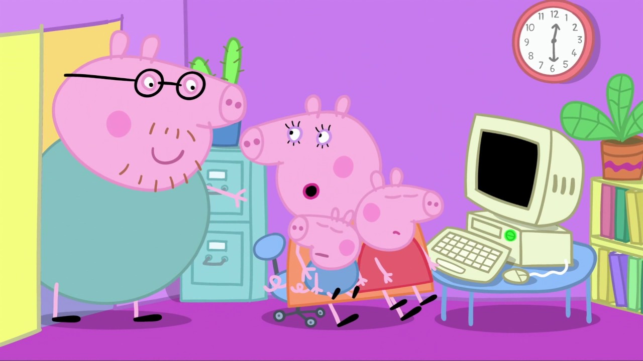 Peppa Pig 粉紅豬小妹 S107 【Mummy Pig at Work】 英語版1080P - YouTube