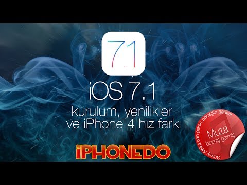 iOS 7.1 Kurulumu, Yenilikleri ve iPhone 4 Hız farkı