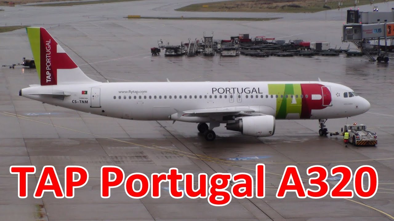 TAP Air Portugal Airbus A320 at Düsseldorf Airport - YouTube