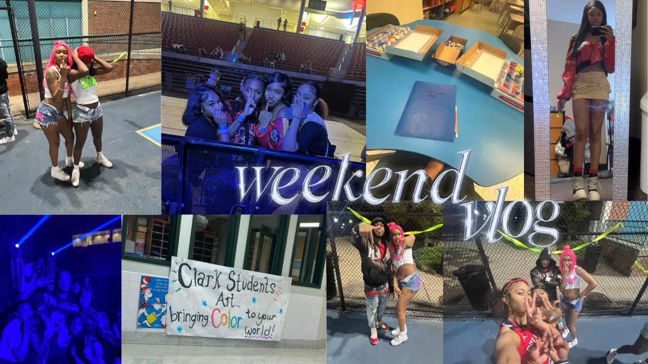 *WEEKEND VLOG*|waka flock concert| field placement| freaknik cookout ...
