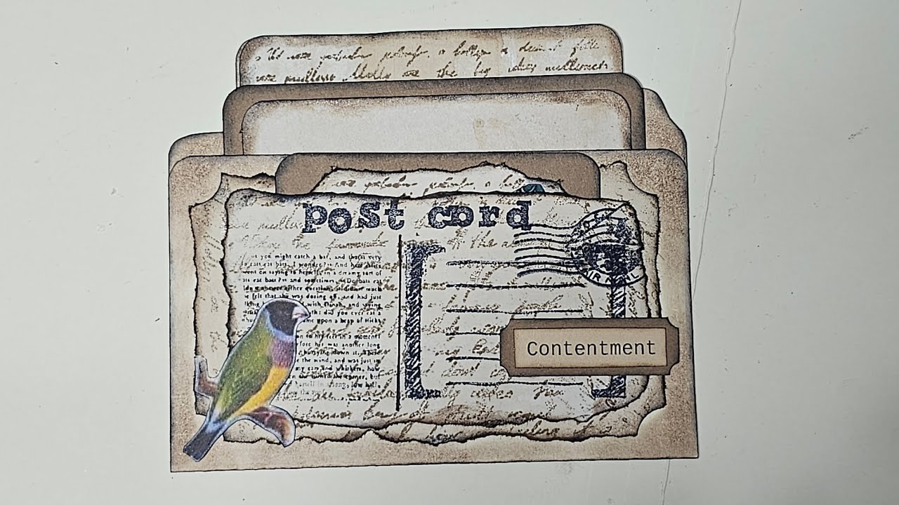 File Folder Pocket With Journaling Spots - YouTube