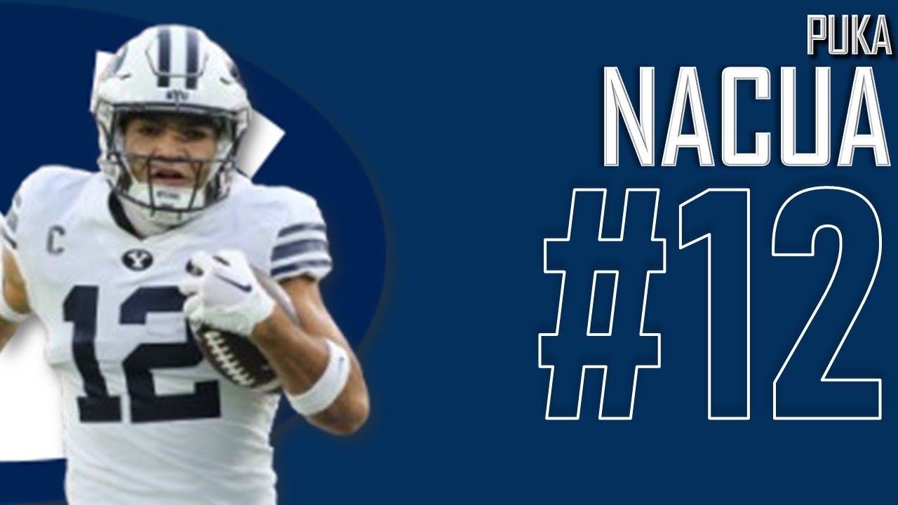 Puka Nacua | #𝟙𝟚 | BYU Cougars Wide Receiver - YouTube