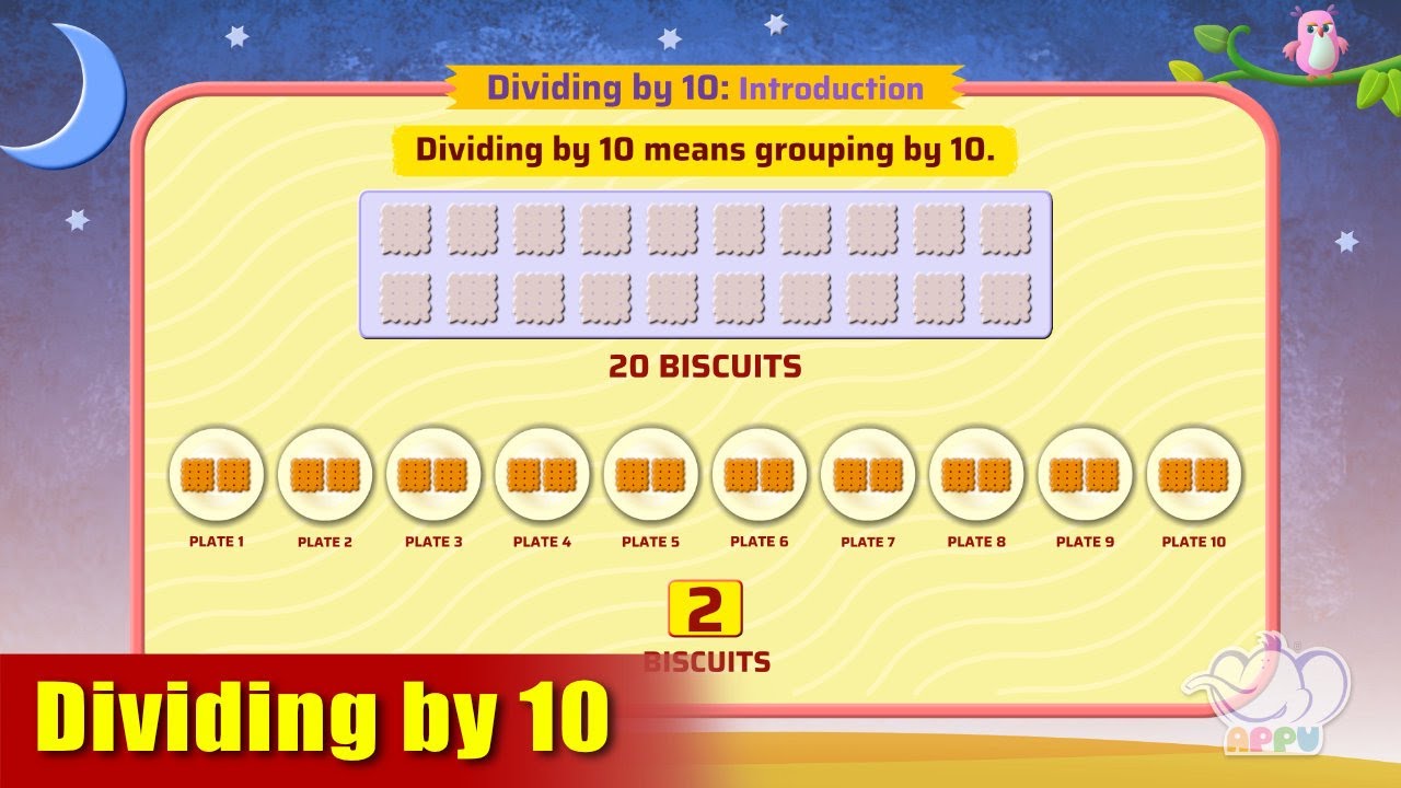 G2 - Module 17 - Introduction - Dividing by 10 | Appu Series | Grade 2 ...
