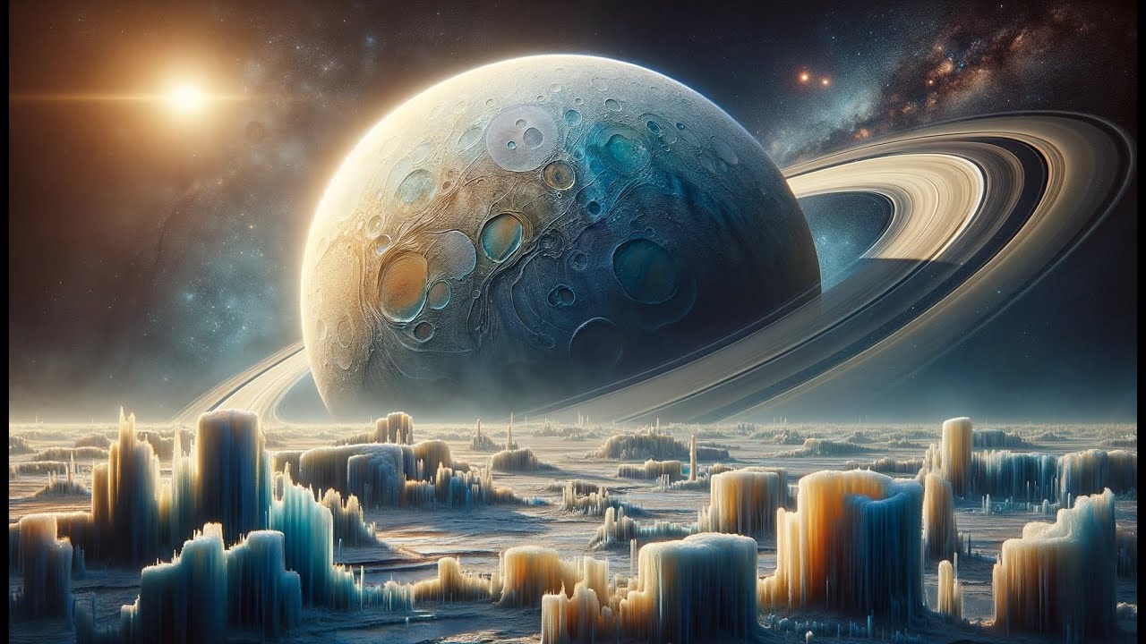 Saturn's Moon: A Potential Life Source? #space #physics #science #stars ...