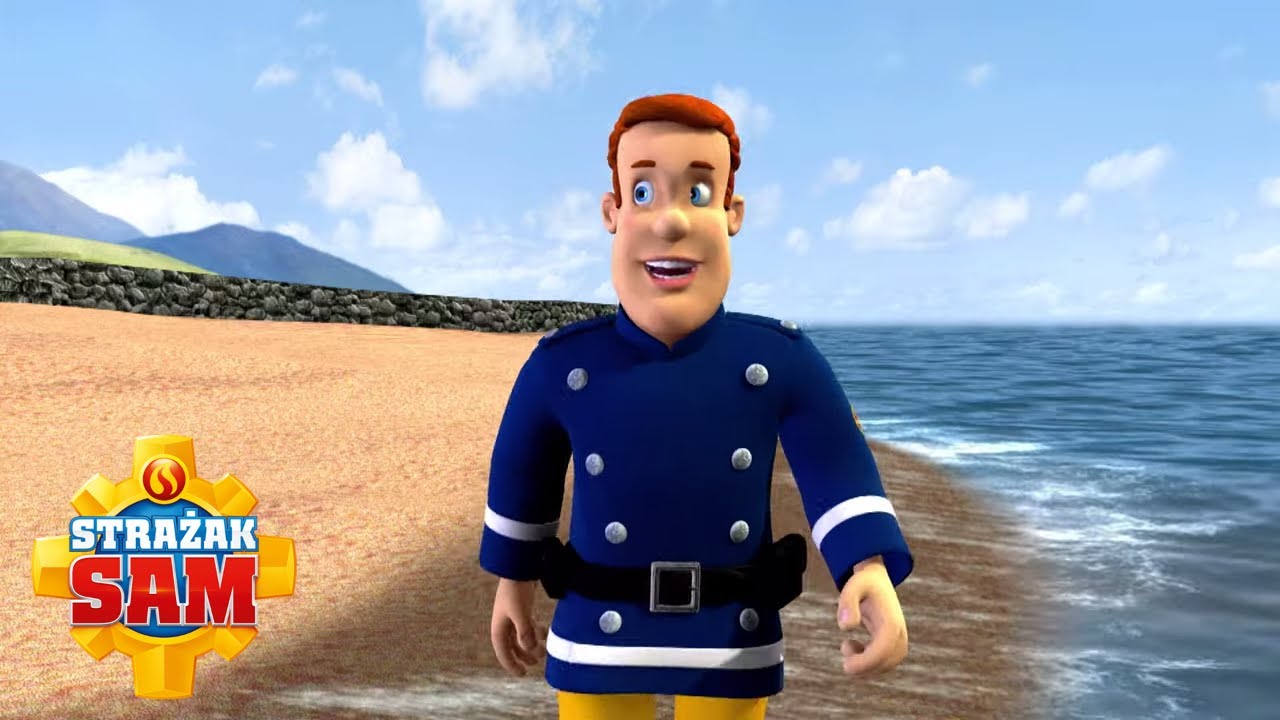 Sam na plaży! | Strażak Sam urzędnik | Bajki dla dzieci - YouTube