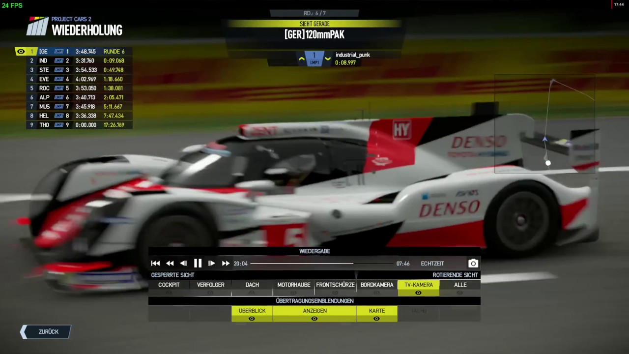 Project Cars 2 - Online Race - Le Mans 7 Laps | LMP1 - YouTube