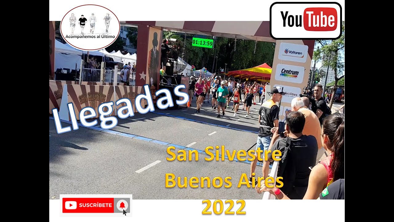 San Silvestre Buenos Aires 2022 - Las llegadas - YouTube