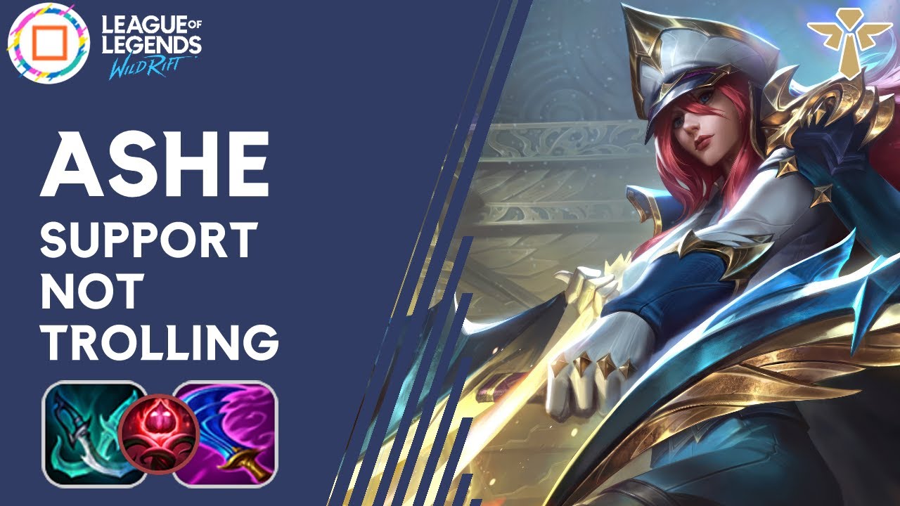 Ashe Support is Not Trolling || Wild Rift Ashe Gameplay || Ashe Build ...