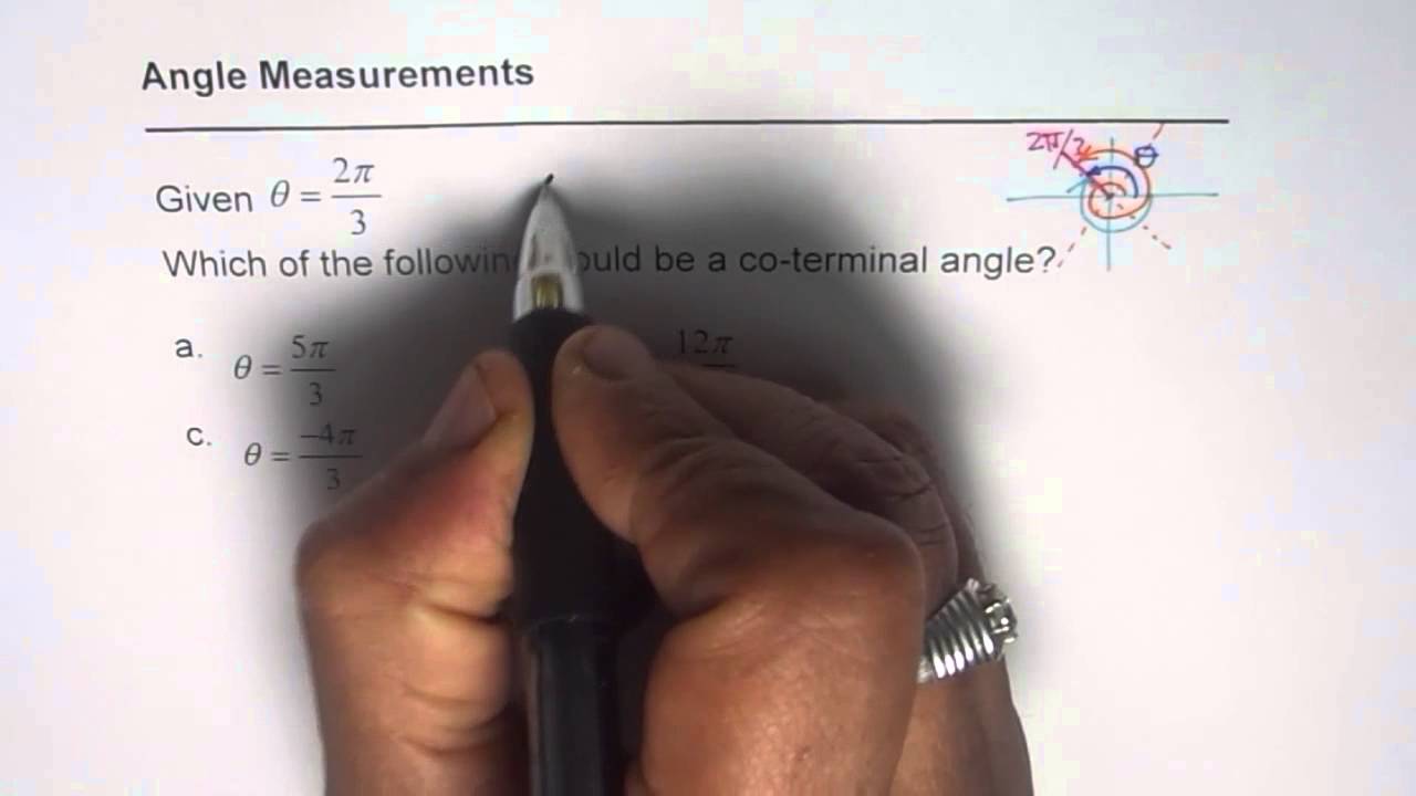 Coterminal Angle In Radian Measurement For 2pi By 3 YouTube coterminal-angle-in-radian-measurement-for-2pi-by-3-youtube