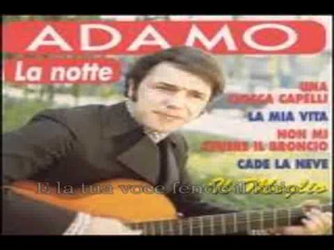 Adamo Salvatore karaoke- La Notte - YouTube