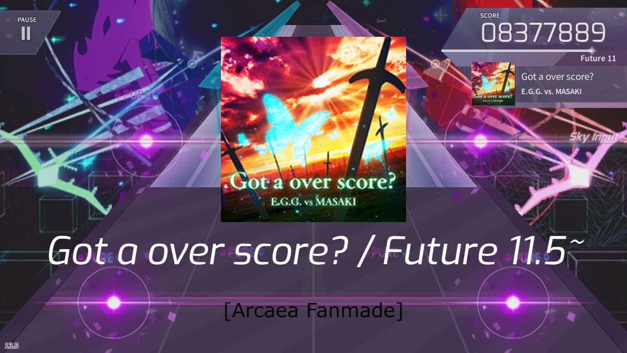 [Arcaea Fanmade] Got a over score? / E.G.G. vs. MASAKI (Future 11 ...
