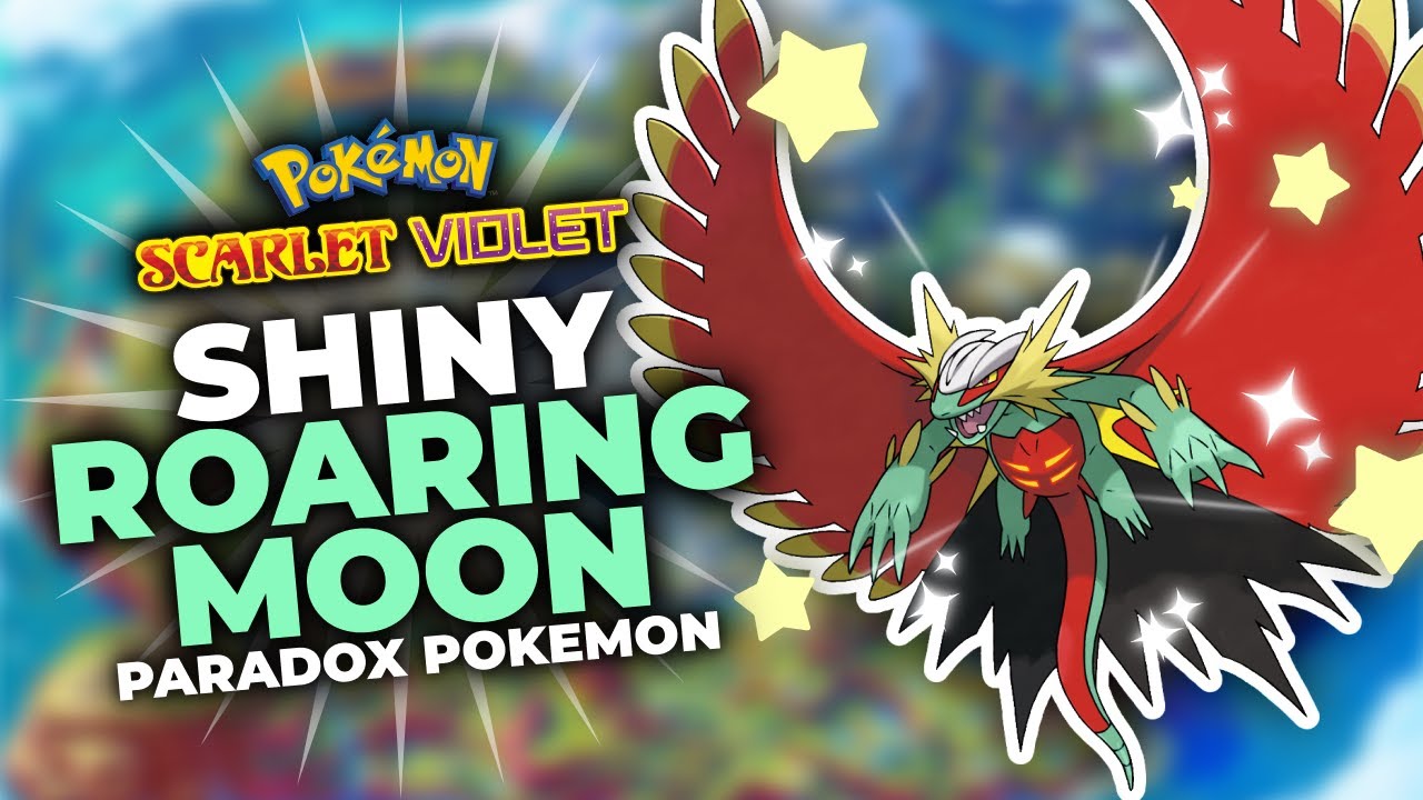 Shiny Roaring Moon (Past Salamence) in Pokemon Scarlet & Violet - YouTube