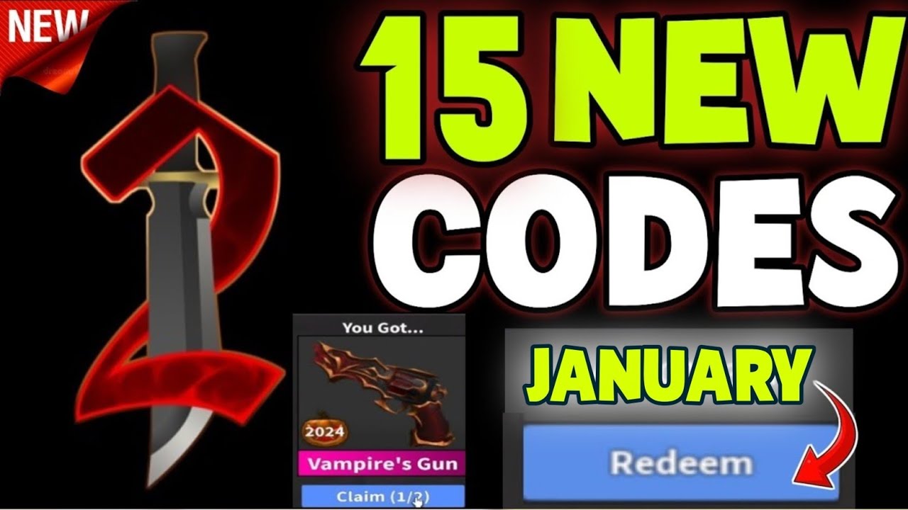 ⚠️NEW 2025!⚠️MURDER MYSTERY 2 CODES 2025 - MM2 CODES 2024 - MM2 CODES ...