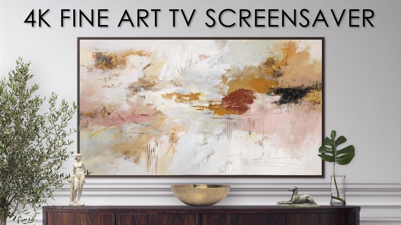Modern TV Art | Abstract Art Screensaver | Fall TV Background | Autumn ...