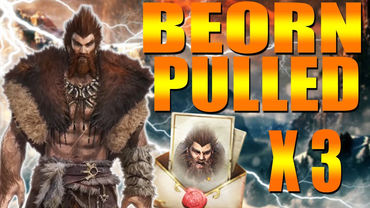 Lotr Rise To War OMG I Pulled All 3 BEORN Invites In 60 Mathom Chests ...