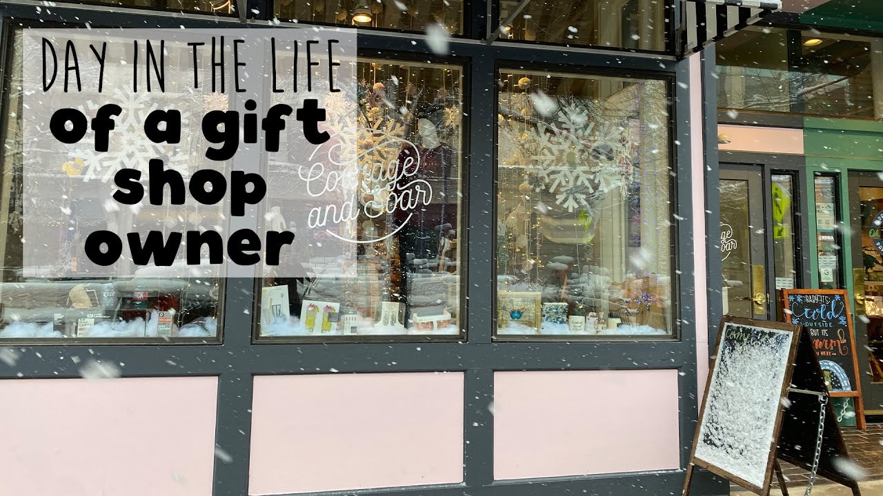 A Day in the Life of a Small Gift Shop in a Big City | Christmas Eve ...