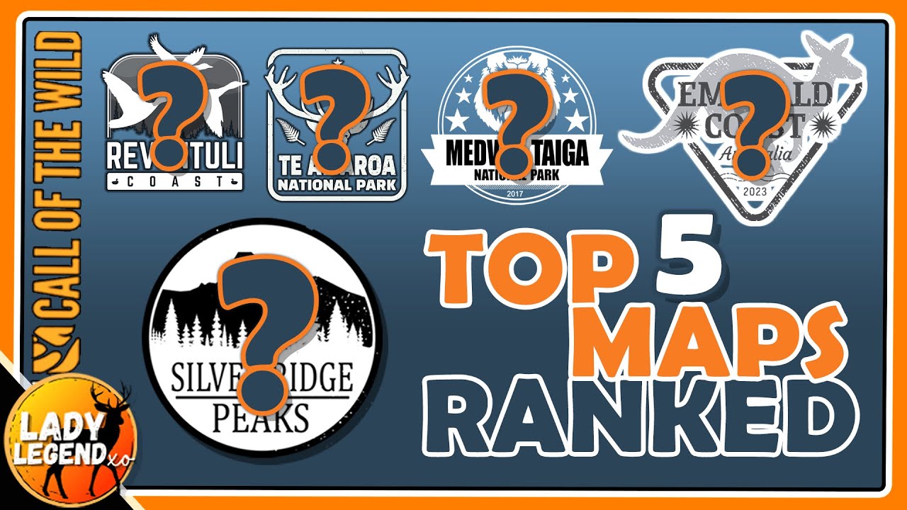 My TOP 5 MOST HUNTED MAPS & WHY in Call of the Wild 2024!!! - YouTube