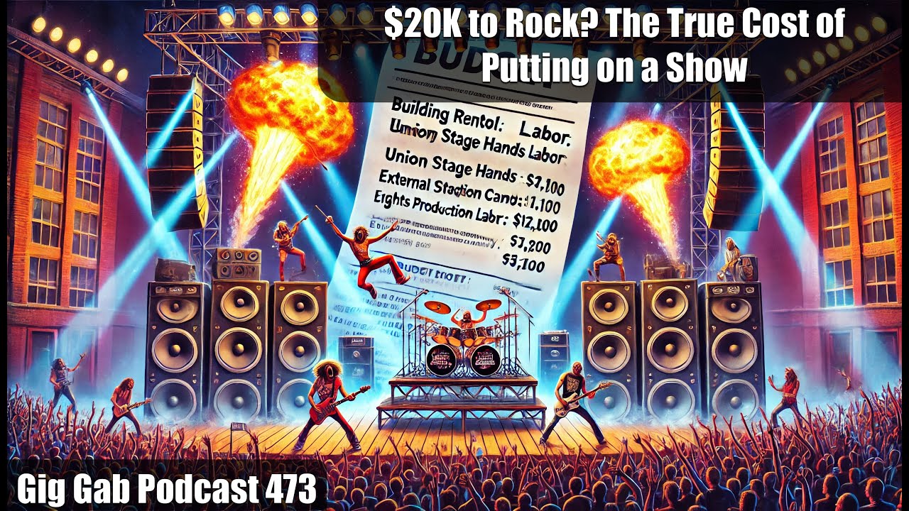 $20K to Rock? The True Cost of Putting on a Show — Gig Gab 473 - YouTube