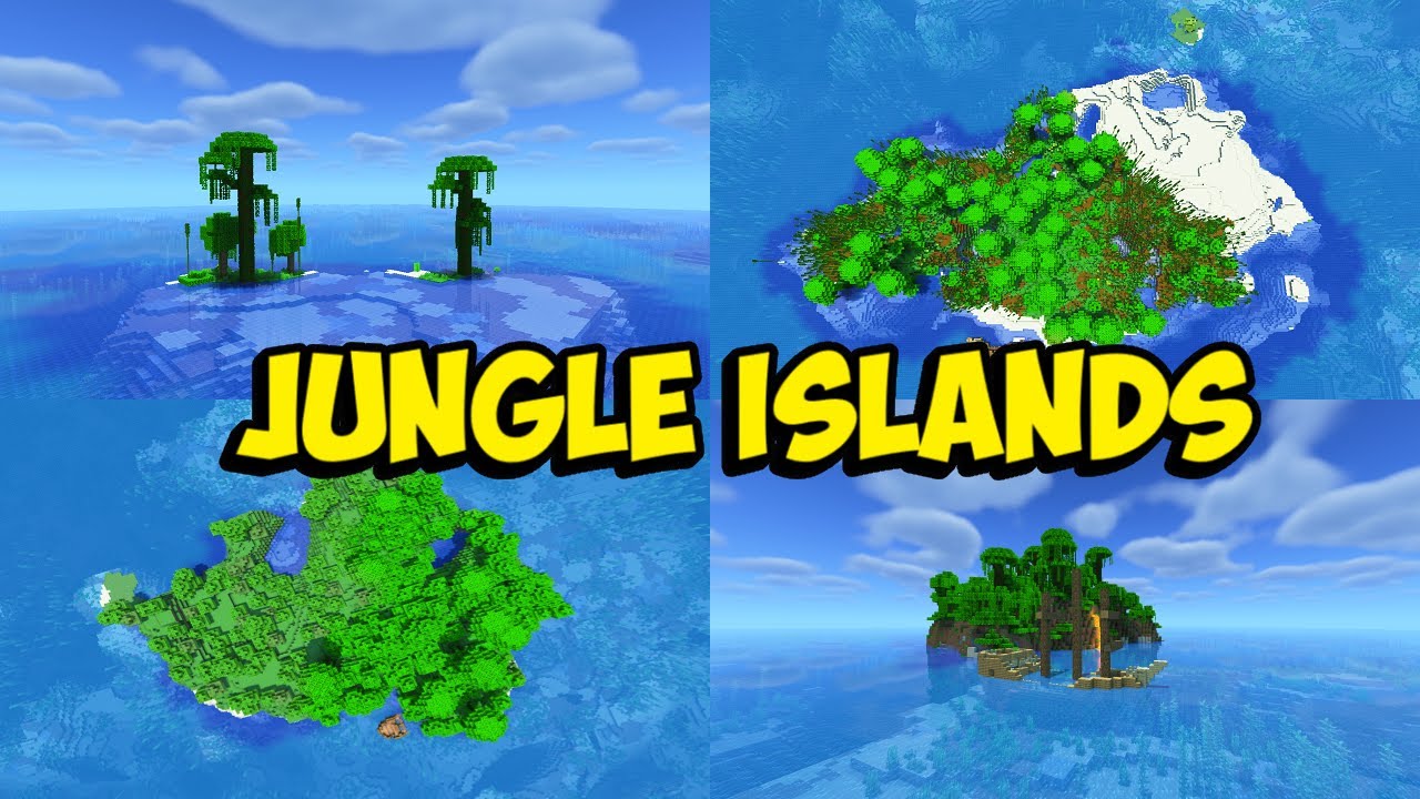 TOP 6 JUNGLE ISLAND SEEDS For Minecraft 1.21 (Java & Bedrock) - YouTube