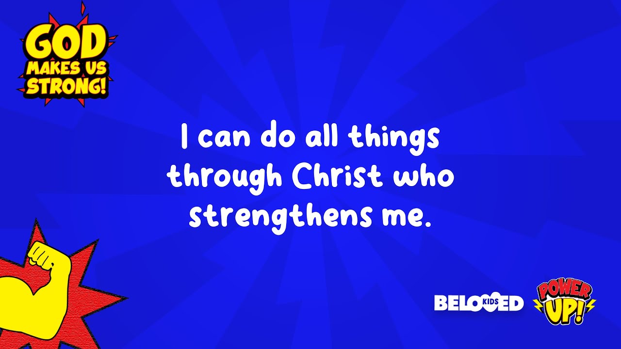 Memory Verse Challenge! - God Makes Us Strong - YouTube