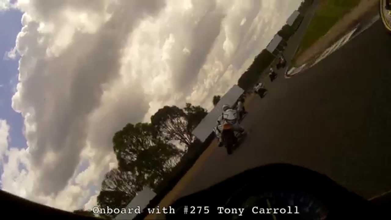Tony Carroll - Race 1 P6 250 Production @ Lakeside for 2014 Aus ...