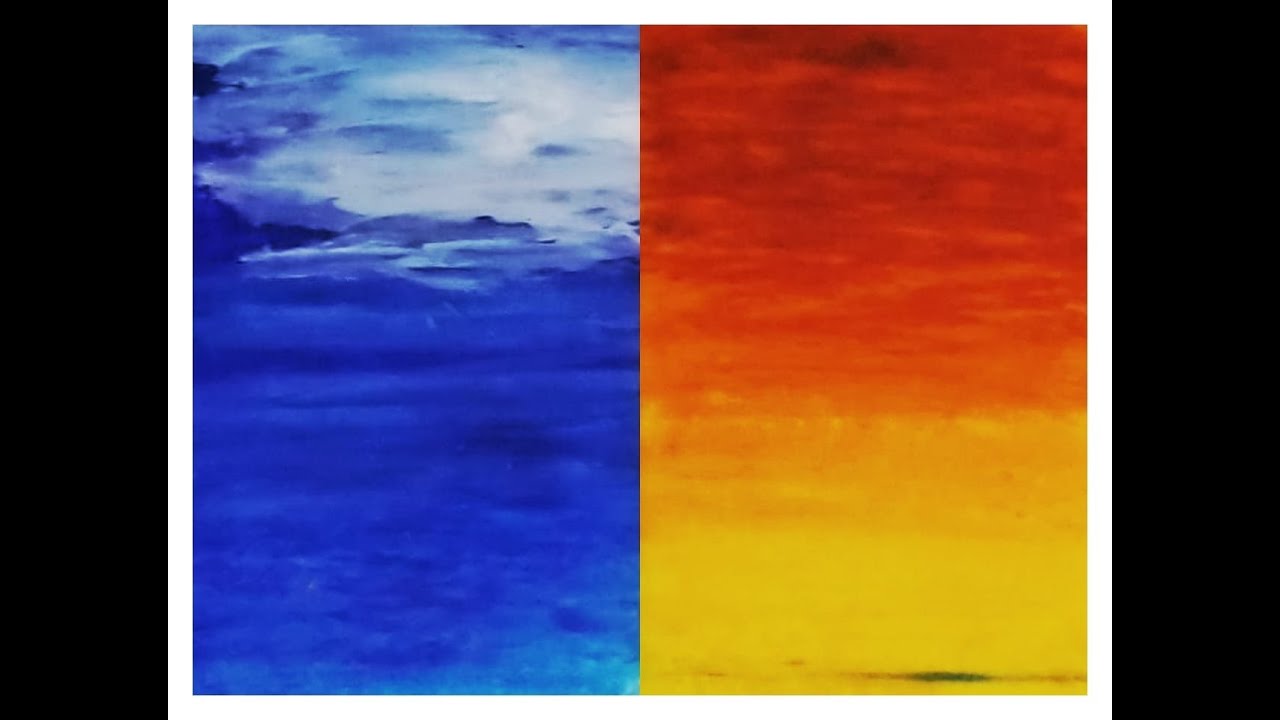 How to create layers using Oil Pastel|Heated Oil Pastel technique ...