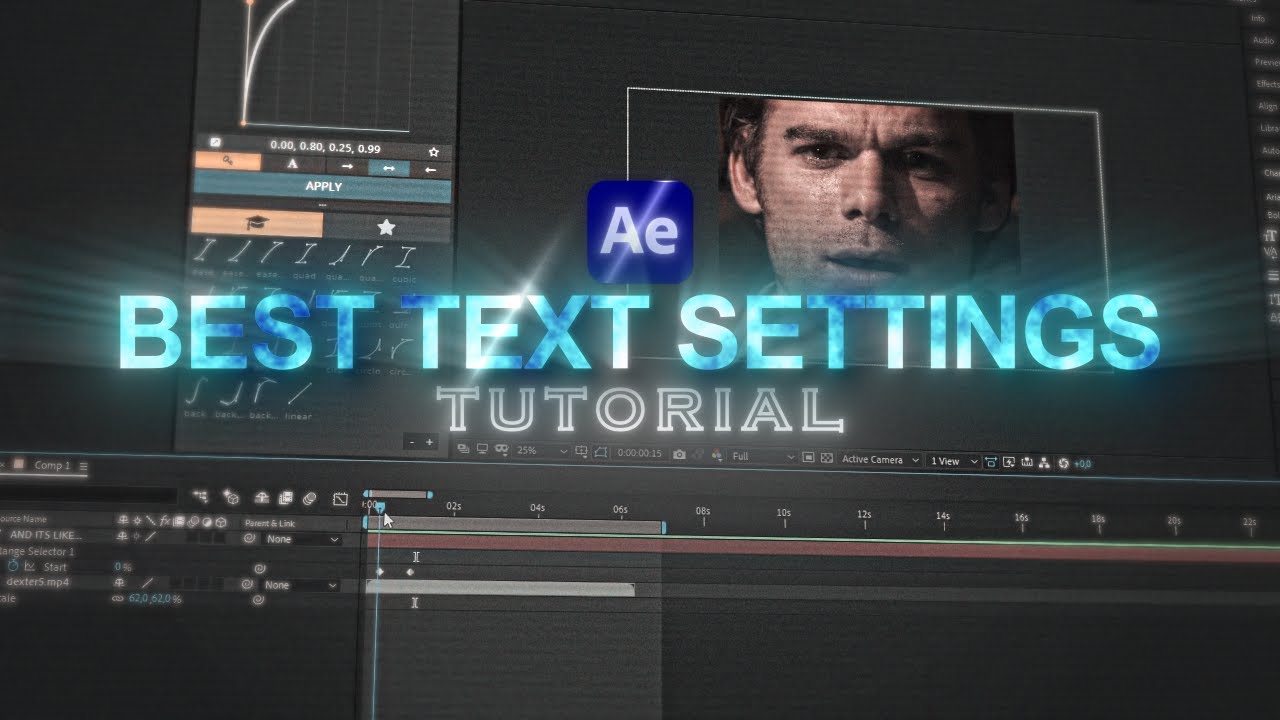 Best Text Settings for Viral Edits | After Effects Tutorial - YouTube