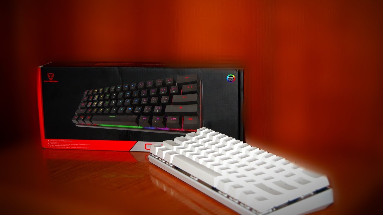 Ck62 (white version,red switches) Unboxing - YouTube