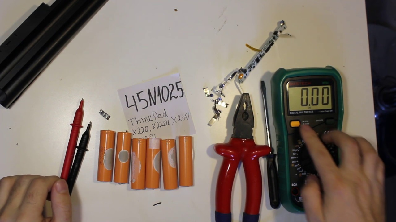 45N1025 / 45N1024 Lenovo Laptop Battery Teardown - 6x LG LGABC21865 ...