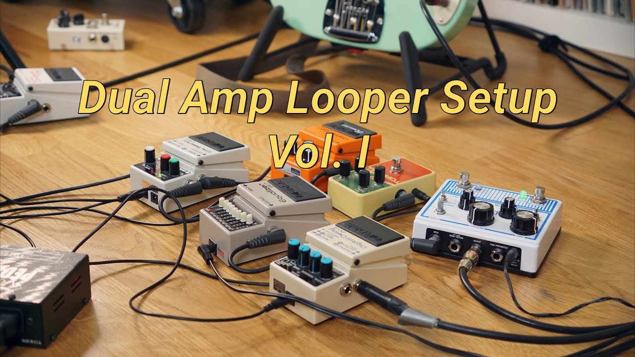 Dual Amp Looper Setup Vol. I | Fender Jazz Tele | Suhr Hombre | Roland ...