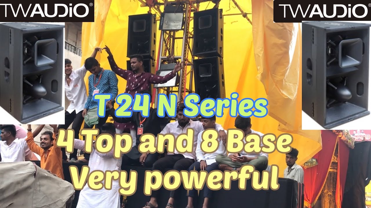 TW Audio - T24N Series - Ganpati Festival - Pune - 4 Top and 8 Base 💥🔥🔊 ...