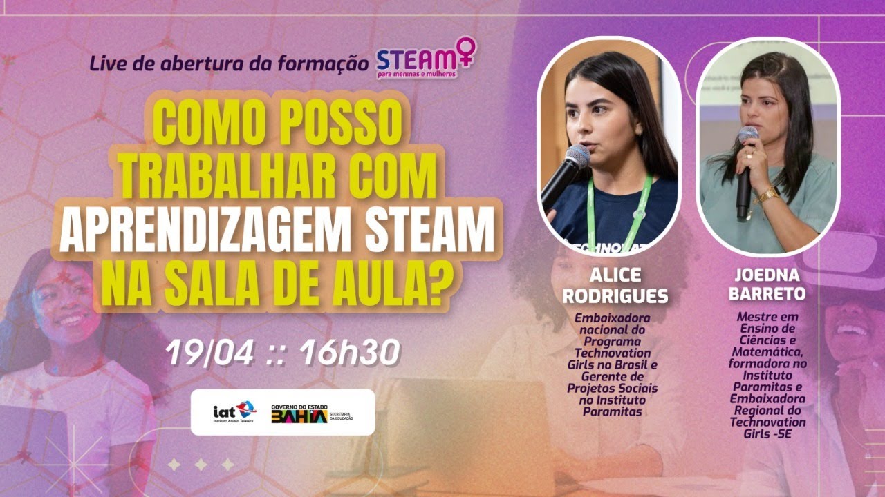Como posso trabalhar com aprendizagem STEAM em Sala de Aula - YouTube