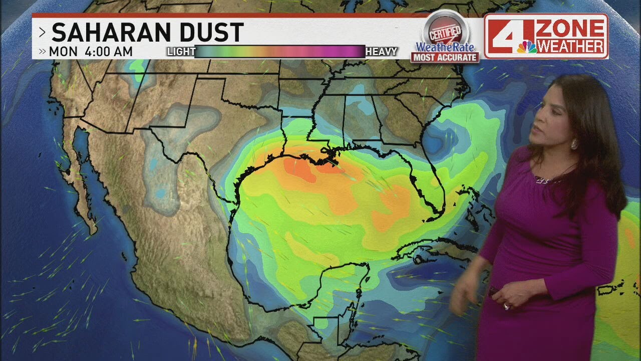 Haze Alert: Saharan dust and sweltering heat dominate the day - YouTube