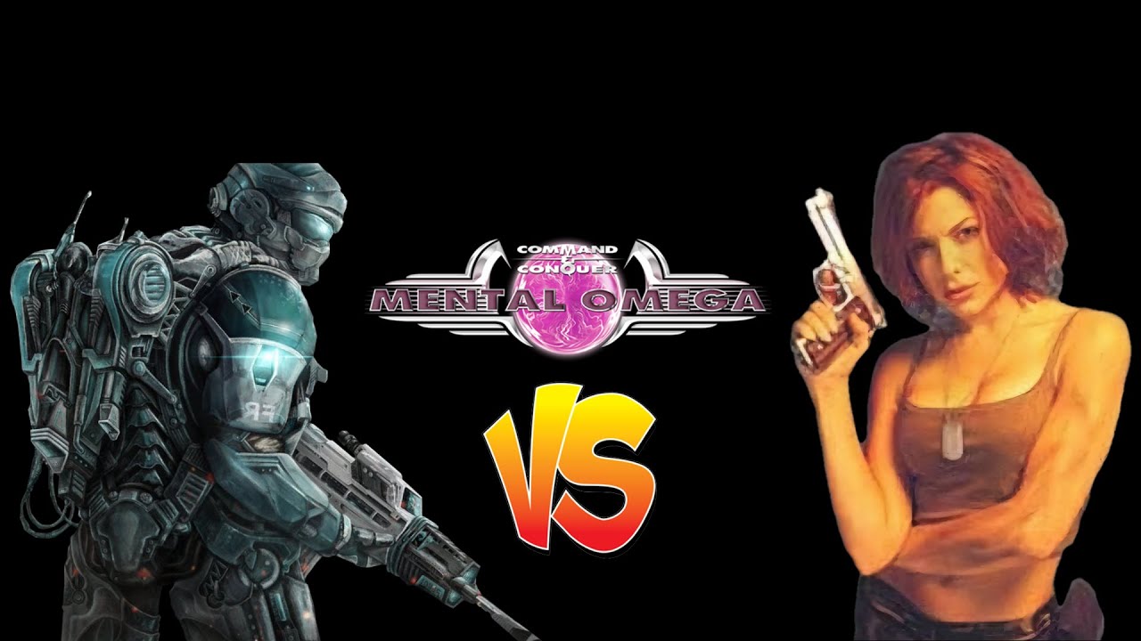 Red Alert 2 Yuri's Revenge | Mental Omega - Fin Vs Tanya Adam - YouTube