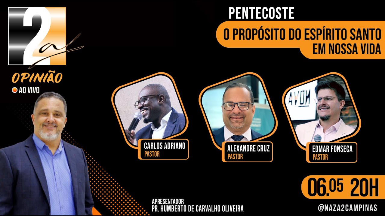 Entrevista com os pastores: Carlos Adriano, Alexandre Cruz e Edmar ...