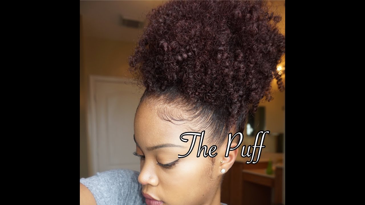 Curly High Puff & Side Puff How-To - YouTube
