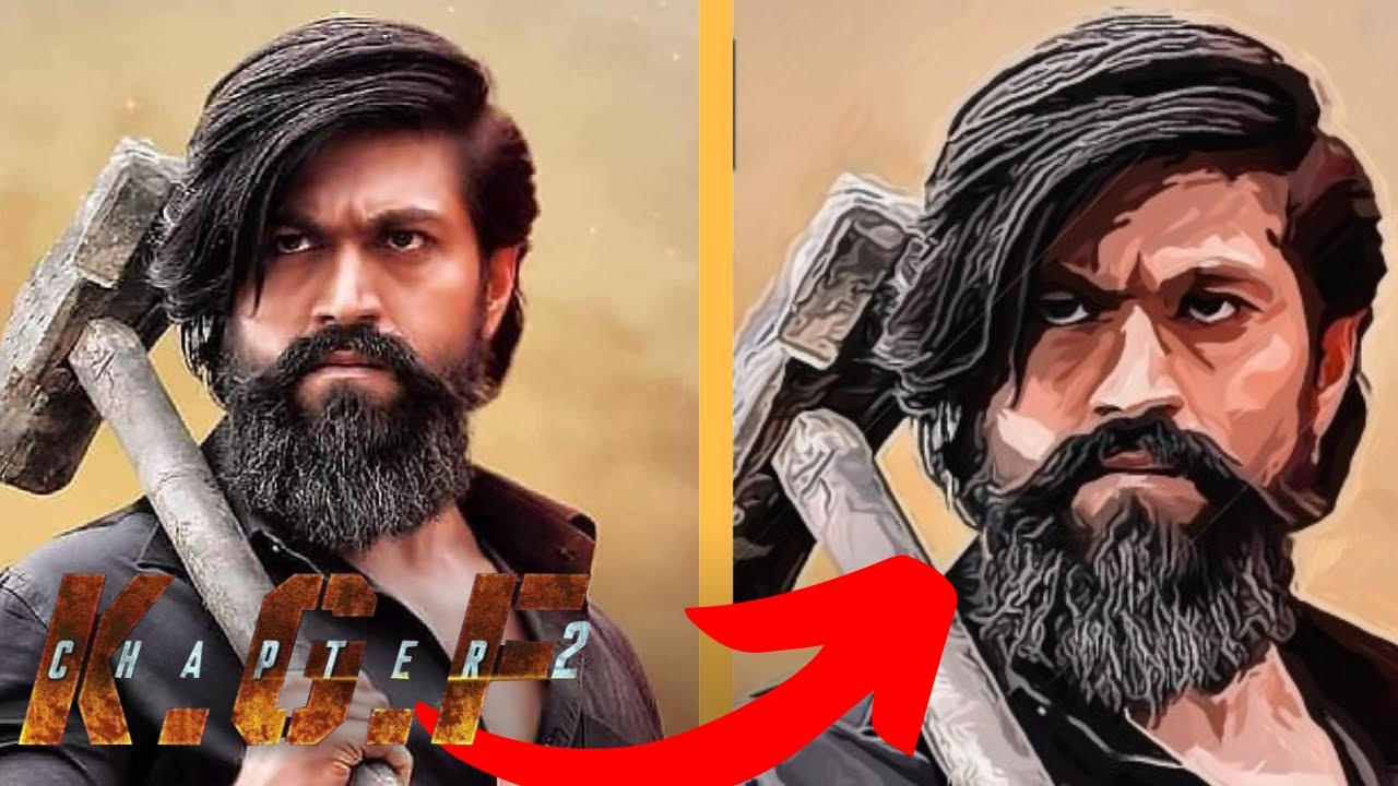 KGF Chapter 2 Cartoon Action Sceen |Hindi|Yash|Sanjay Dutt - YouTube