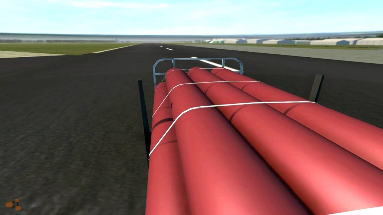 BeamNG DRIVE D 15 Full size logging trailer - YouTube