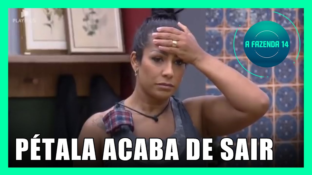 PÉTALA ACABA DE SAIR DE A FAZENDA!! Pétala não aguentou a pressão e ...