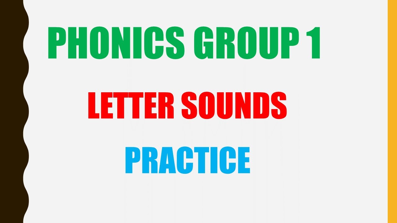 Group 1 sounds practice video for kids|Letter sounds practice for kids ...