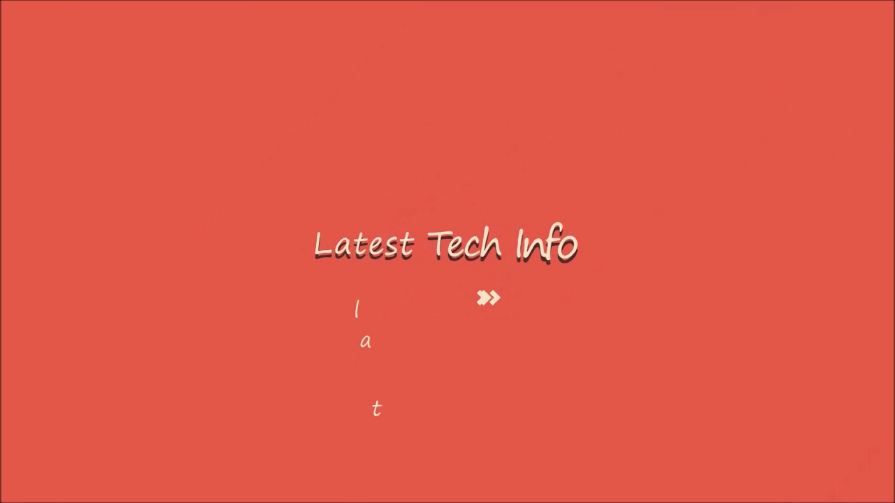 Welcome to our channel Latest Tech Info - YouTube