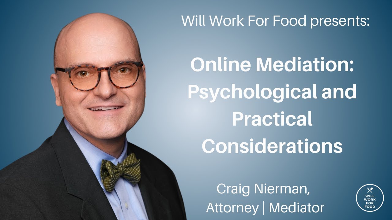 Online Mediation: Psychological & Practical Considerations by Craig ...