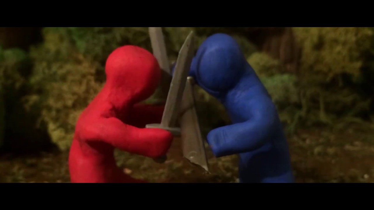 Red & Blue Sword Fight - YouTube