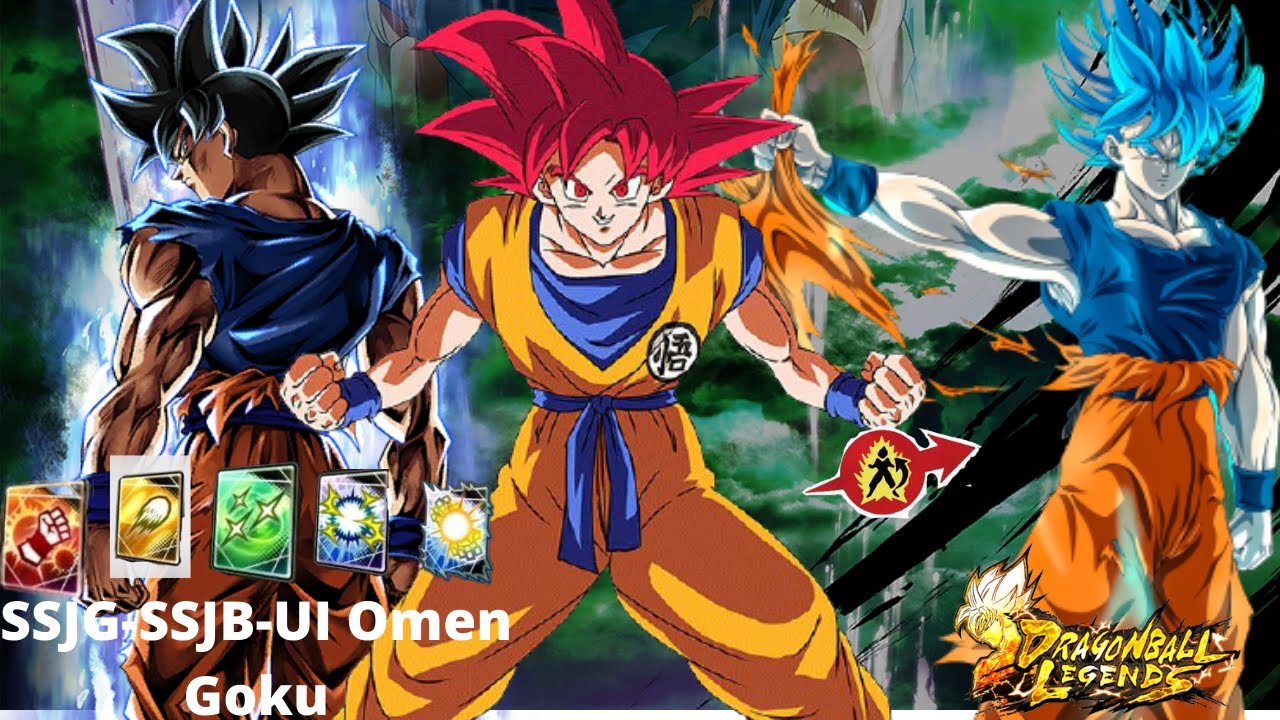 DB Legends concept-LL Goku SSJG-SSJB-UI Omen(Transf/Revival) - YouTube