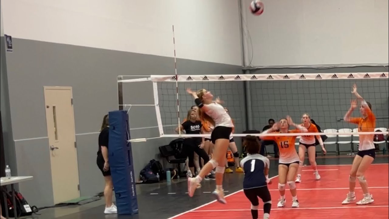Audrey Crowe - 2027 Outside/Opposite - 2023 Indy Cup - Match 4 - 13/14 ...