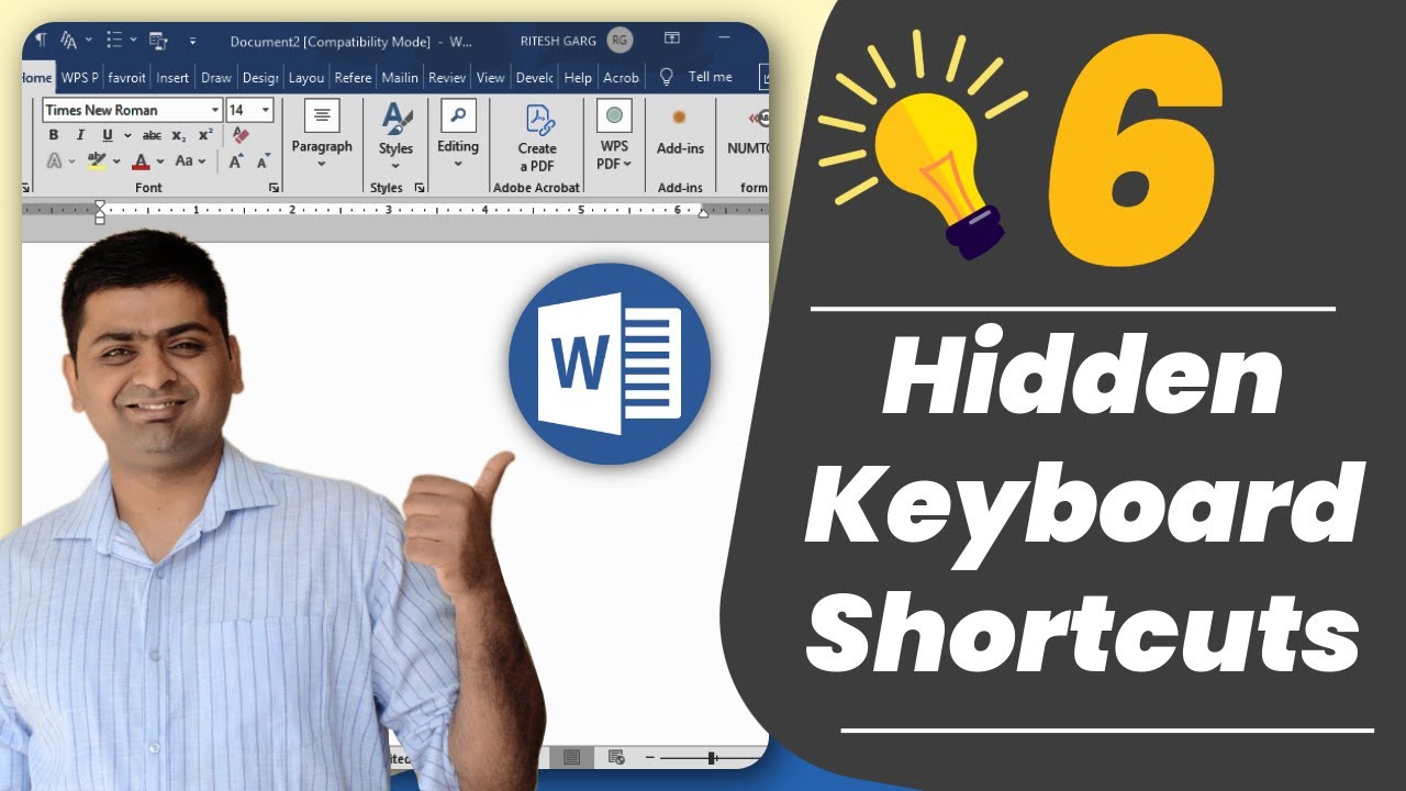 MS WORD UNIQUE SHORTCUT KEYS FOR OFFICE USE || MS WORD ADVANCE SHORTCUT ...