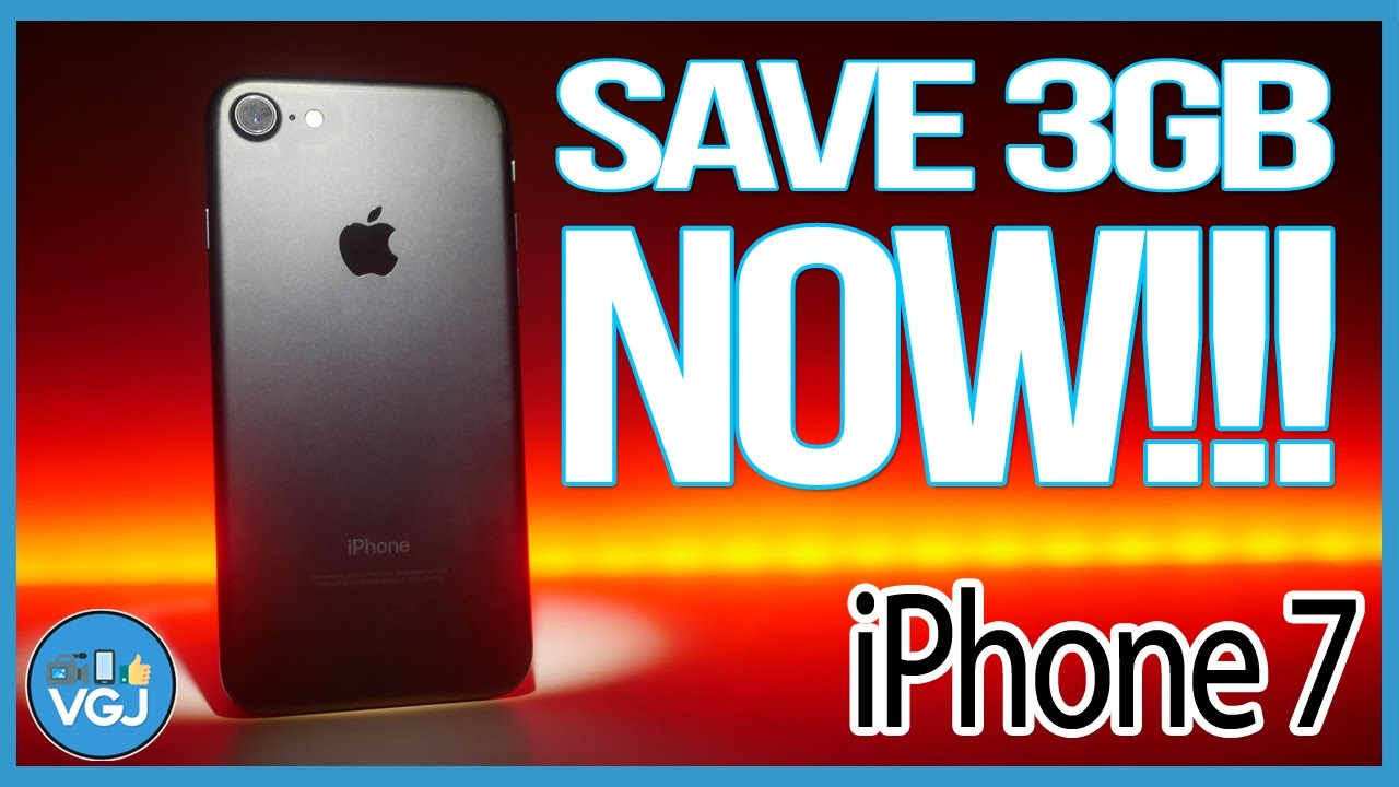 Set Your iPhone 7 Free! How to Instantly Get 10% More Storage Capacity ...