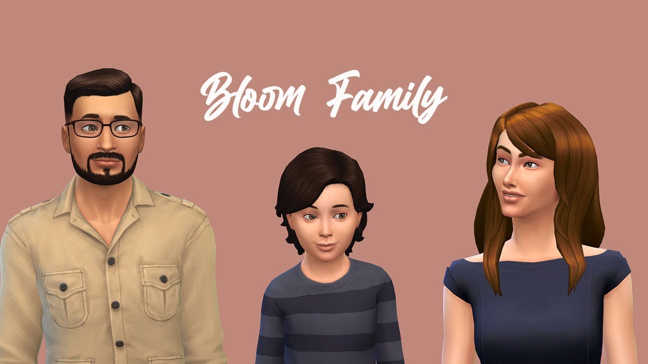 Bloom Family | The Sims Speed CAS | No CC - YouTube