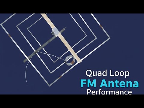 Quad Loop fm antena performance with multi direction - YouTube