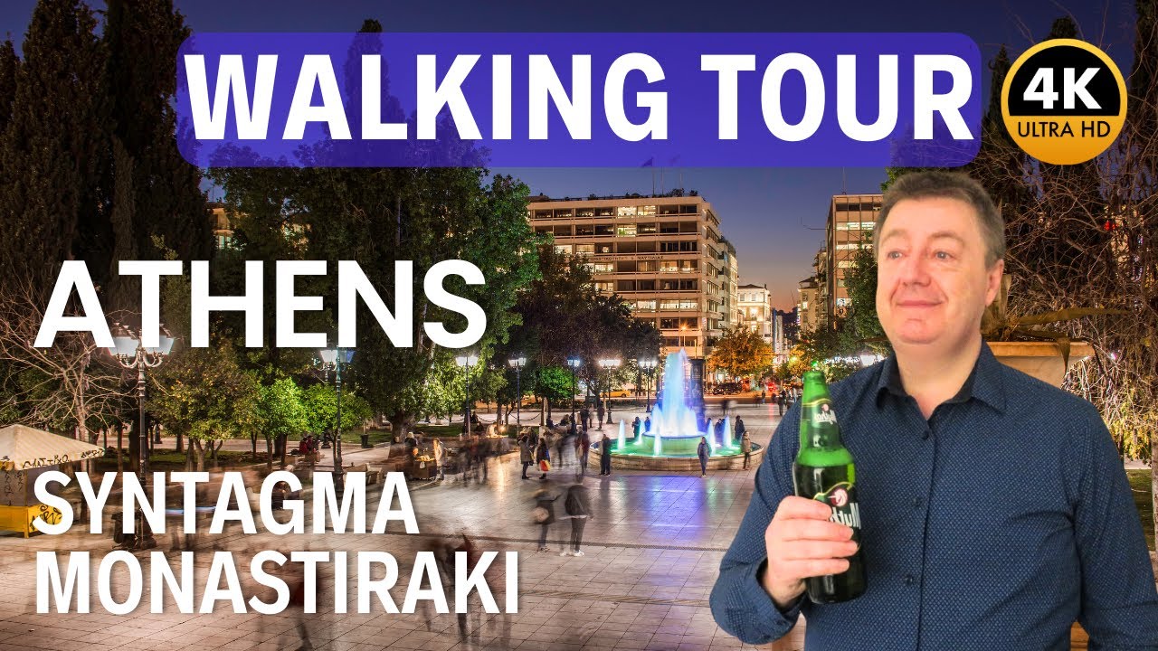 Athens: Evening Walking Tour - Syntagma, Ermou St, Monastiraki - YouTube